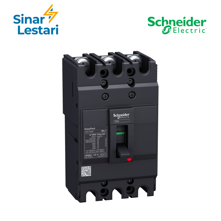 Schneider MCCB Breaker EZC100F 3P-100A | Lazada Indonesia