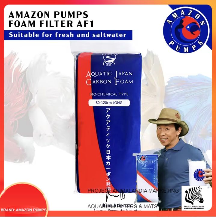 Amazon Pumps Filter Foam AF1 for Fish Aquarium 80-120cm long/ Aquatic Japan Carbon Foam | Lazada PH