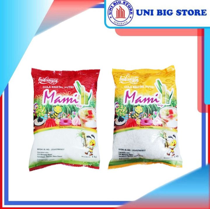 Gula Kristal Putih Mami Ungu Merah Kuning 1 kg | Lazada Indonesia