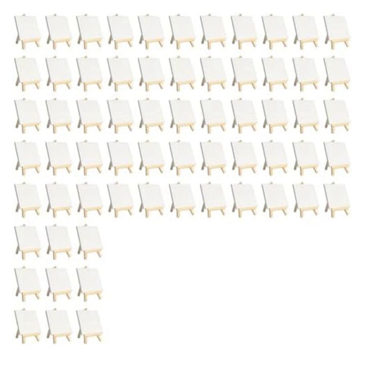 Mini Canvases with Easel Sets, Small Painting Canvas with Mini Easel 4 X 4 Inch Art Canvases ...