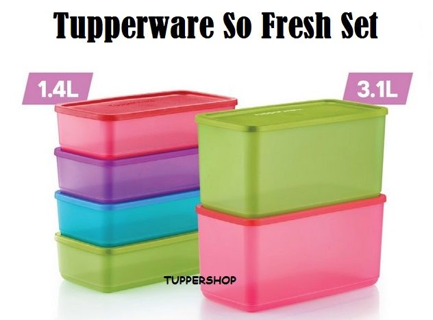 Tupperware So Fresh 1.4L/3.1L (1) | Lazada