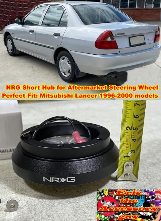 Mitsubishi Lancer Pizza Pie NRG Steering Wheel Short Hub (1996-2000 ...