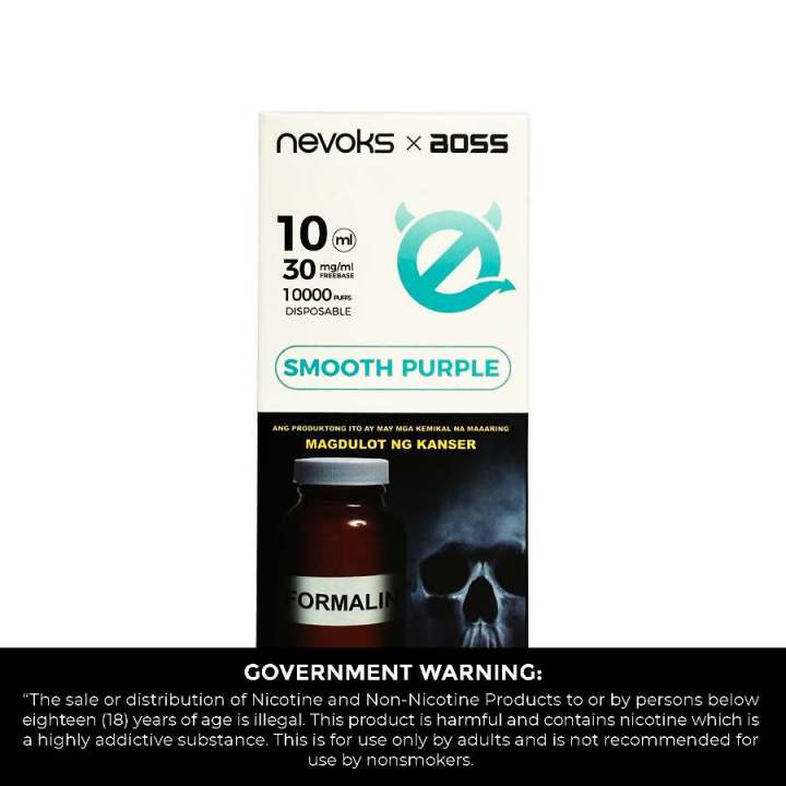 NEVOKS x BOSS Smooth Purple 10000 Disposable Vape | Lazada PH