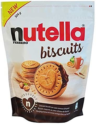 Nutella Biscuits 304g. คุกกี้สอดไส้ครีม Nutella BBF.05/12/24 | Lazada.co.th