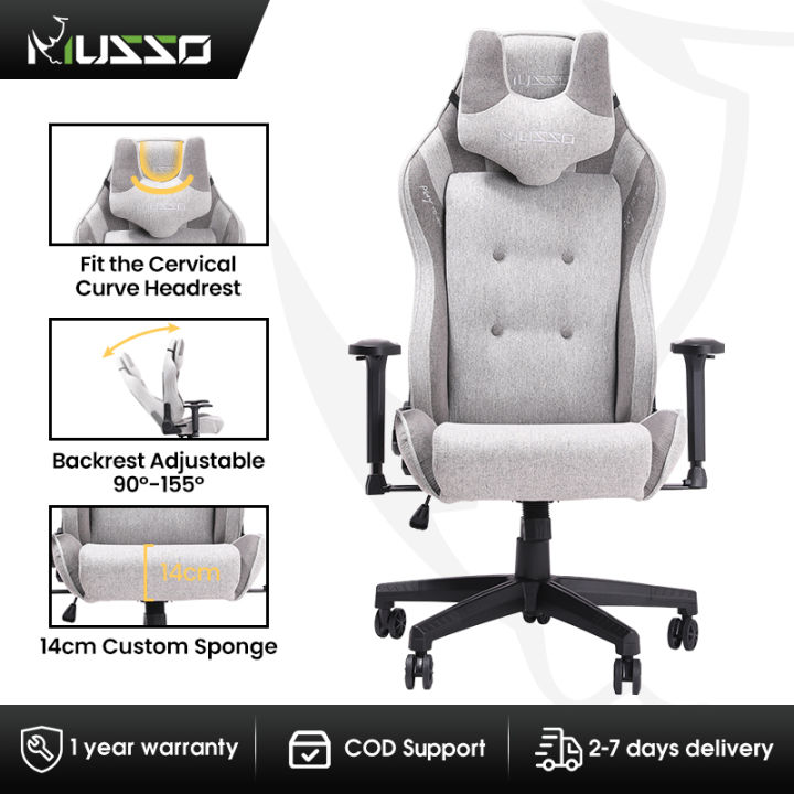 MUSSO 290A Matador Series XL Gaming Chair Adjustable Computer Chair ...