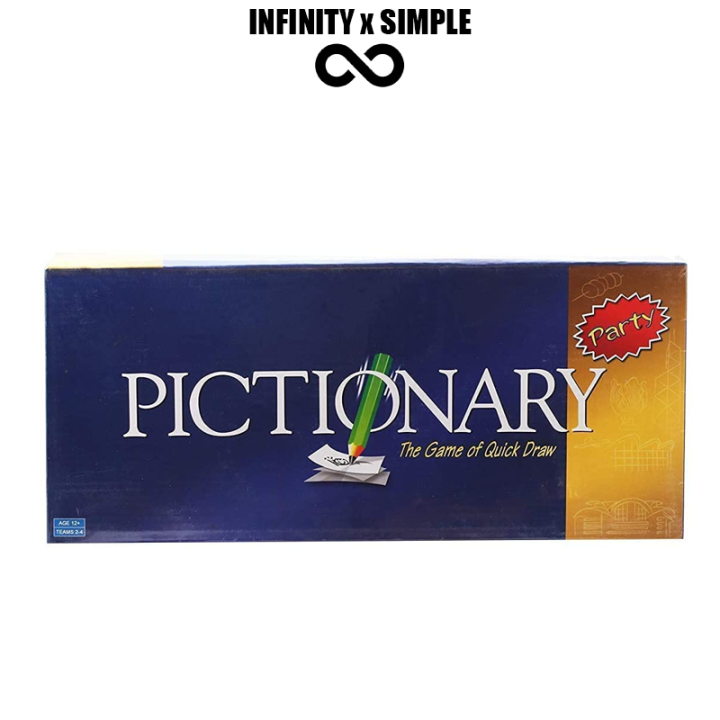 Pictionary Board Game Family Party Game Ages 6+ 3 or more players ...