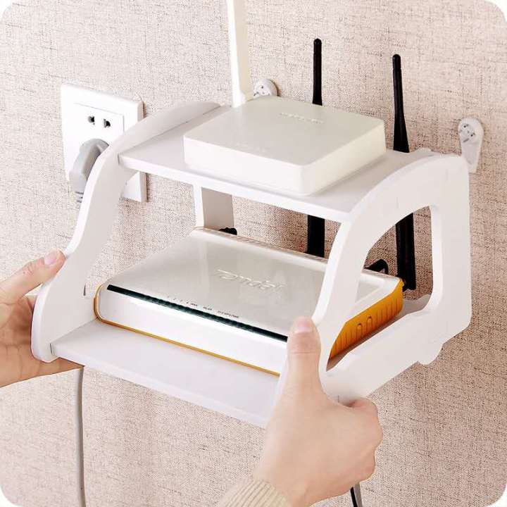 Wifi Router shelf Router rack box rack wall shelf storage box shelf ...