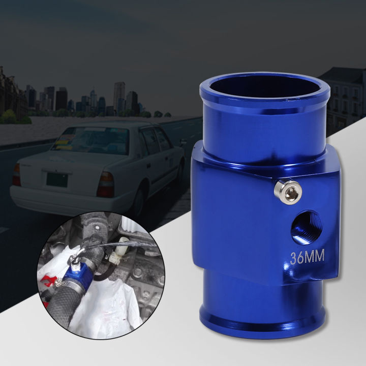 36mm Blue Water Temperature Joint Pipe Temp Sensor Aluminum Radiator ...