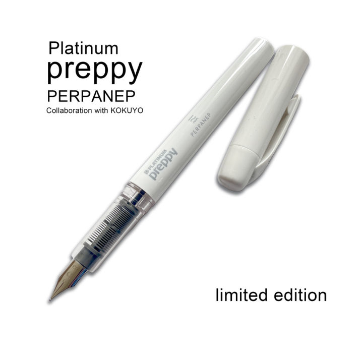 Platinum Preppy White PERPANEP 0.3mm Limited Version Collaboration with ...