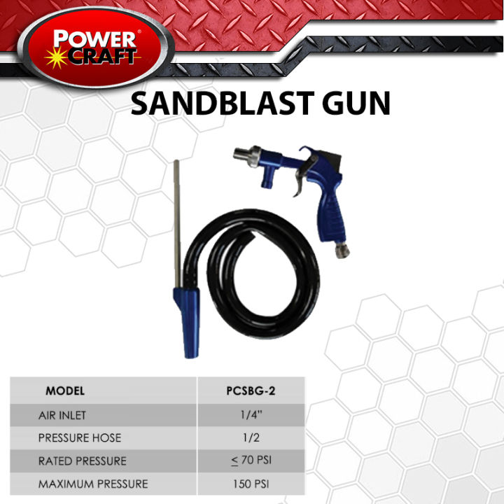 Powercraft Sandblast Gun (PCSBG-2) | Lazada PH