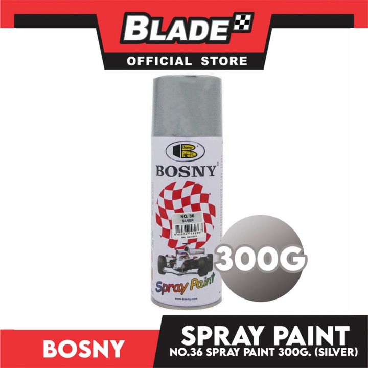 Bosny No.36 Spray Paint 400cc (Silver) | Lazada PH