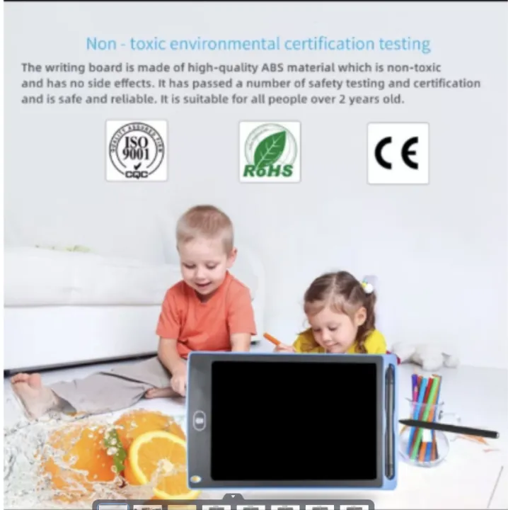 12 Inch LCD Writing Tablet Portable Digital Drawing Tablet Kids ...