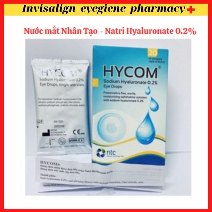 NƯỚC MẮT NHÂN TẠO HYCOM - Natri hyaluronate 0.2% SỐ 1 CHÂU ÂU | Lazada.vn