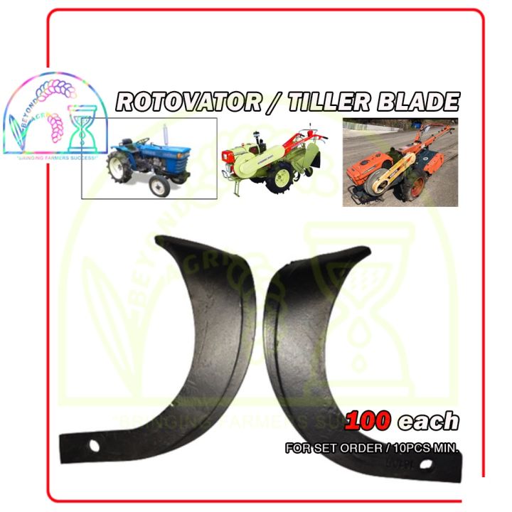 Tiller / Rotovator Blade Iseki Yanmar Kubota Mitsubishi Tractor & Hand ...