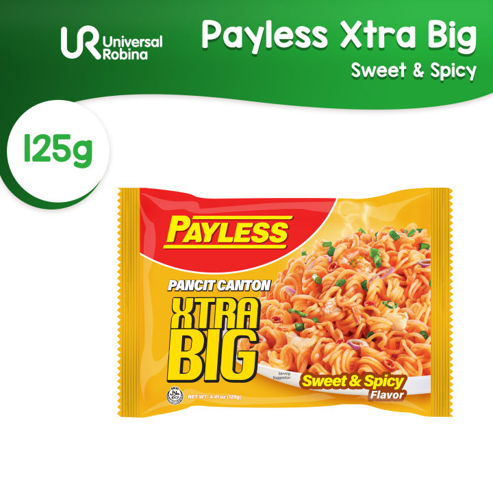 Payless Xtra Big Pancit Canton Sweet & Spicy (125g) | Lazada PH