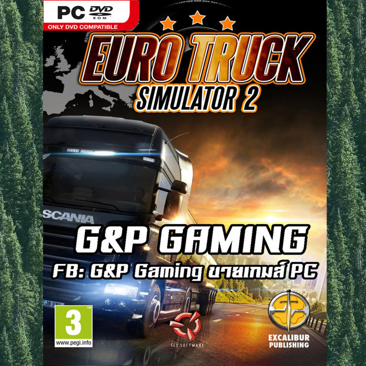 PC GAME แผ่นเกมส์ Euro Truck Simulator 2 PC (v1.48.5.72s + 85 DLCs ...