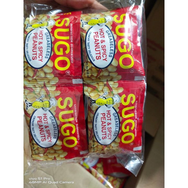 Sugo Salted PeanutsHot Spicy Peanuts 6g | Lazada PH