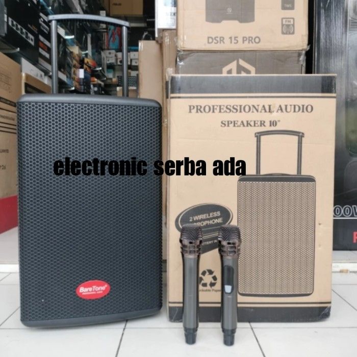SPEAKER PORTABLE BARETONE BLUTOOTH KARAOKE SPEAKER BARETONE MAX 10 HE ...