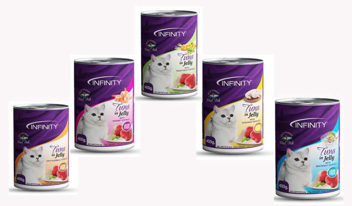 Infinity Cat Food in Can 400g Tuna Jelly With Toppings | Lazada PH