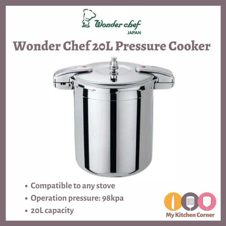 (READY STOCK) WONDERCHEF 20L Commercial Pressure Cooker (Pro Series ...