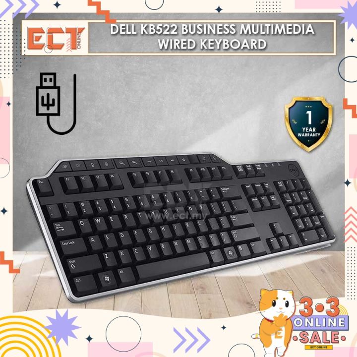 Dell KB522 Business Multimedia Wired Keyboard | Lazada