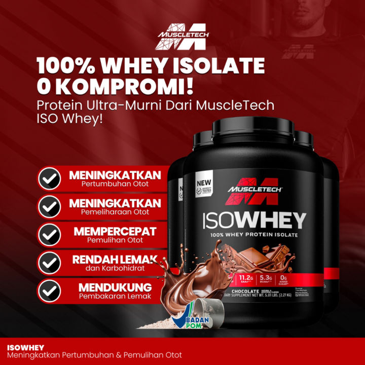 Muscletech Iso Whey 100% Whey Protein Isolate 5 Lbs | Lazada Indonesia
