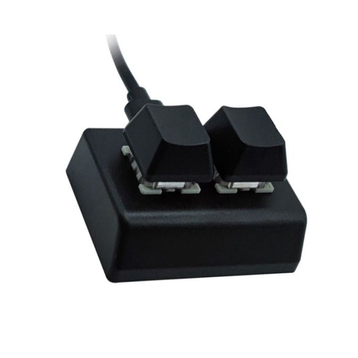 2 Keys Macro Programming Keyboard Rgb Mini Keyboard Gaming Drawing Red Switch Custom Keyboard