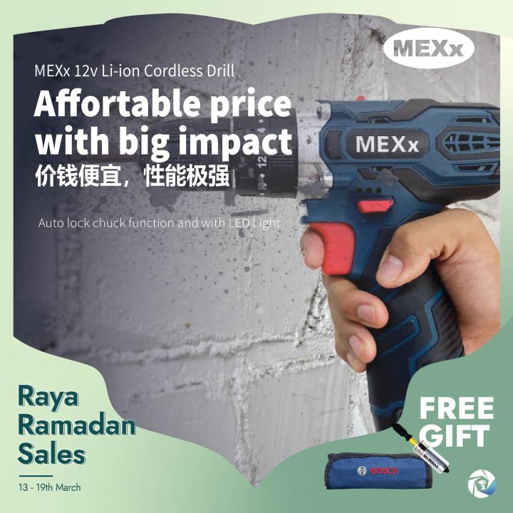 RAYA PROMOTION MAKITA / MEXX 12V Li-ion Cordless Drill / Cordless ...