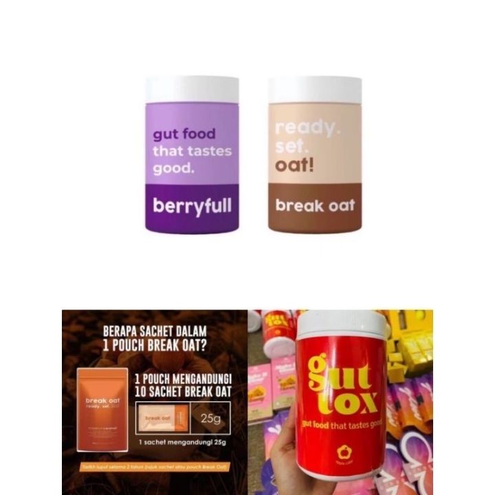 Inayah Beauty Berryfull Detox Break Oat Beunita Snowty Meal Replacement ...