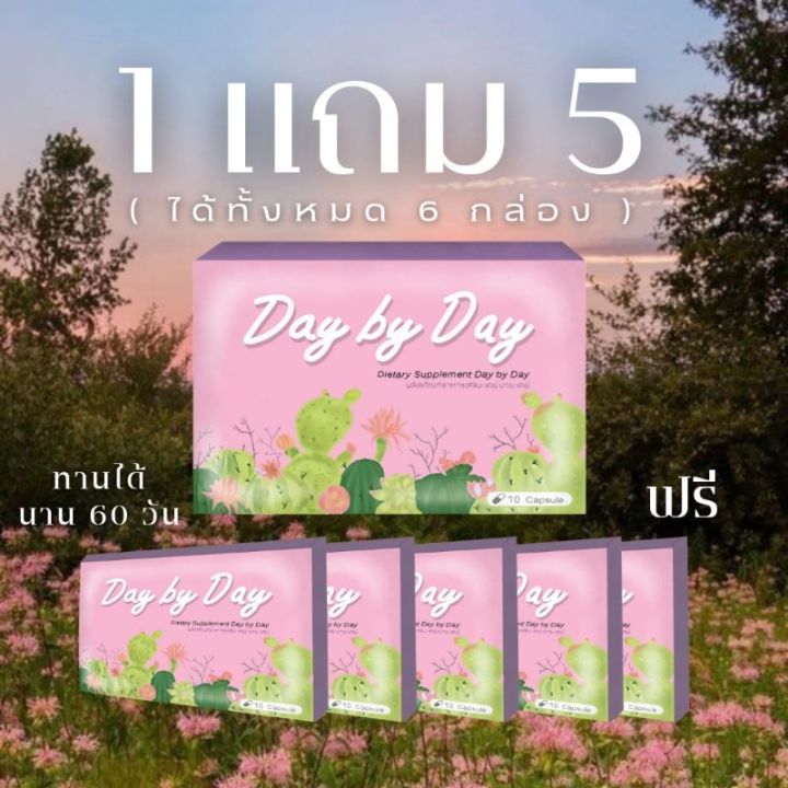 【ร้อน】┇♣♦ (ส่งฟรีไม่ต้องใช้โค้ด) 1แถม5 daybyday ผอมและขาว ลดน้ำหนัก ลดอ้วนสูตรดื้อยา ลดเร่งด่วน ...