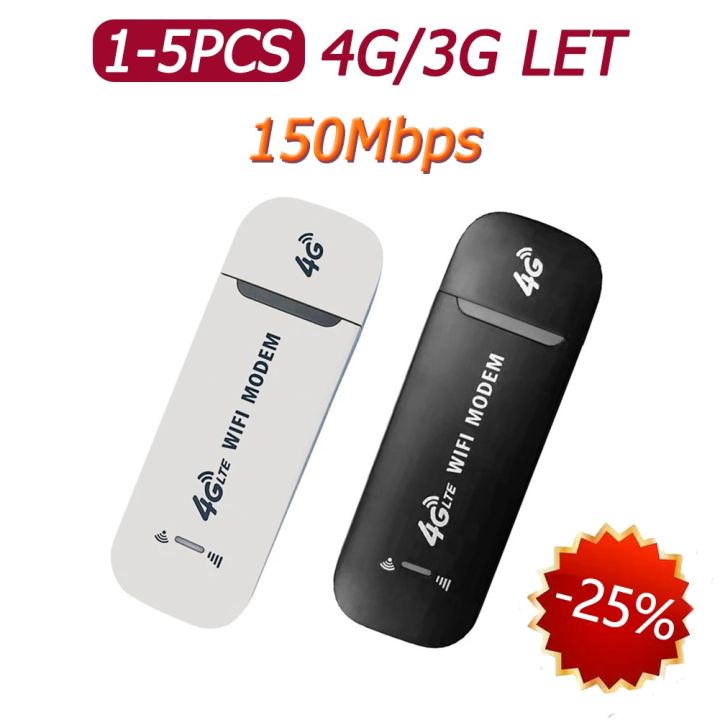 4G LTE Wireless Router USB Dongle 150Mbps Modem Stick Mobile Broadband Sim Card Wireless Wifi ...
