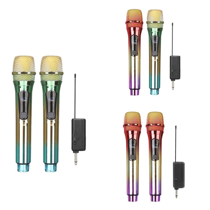 Wireless Microphone, Handheld Dynamic Microphone Wireless Mic System ...