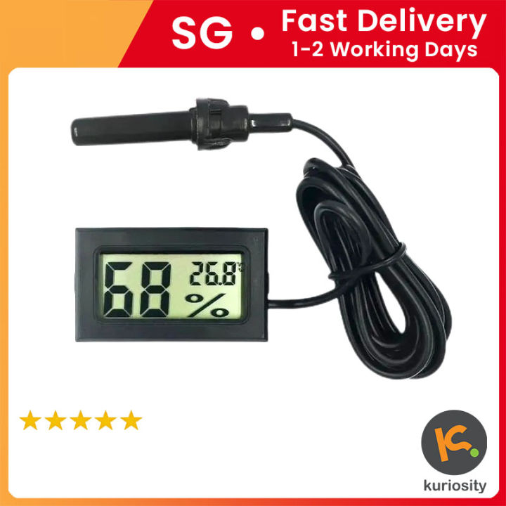 Temperature Humidity Sensor with Display | Lazada Singapore