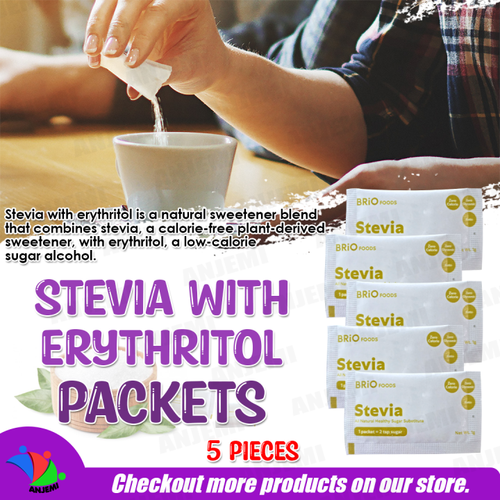 Stevia with Erythritol Natural Sweetener 5 Packets | Lazada PH