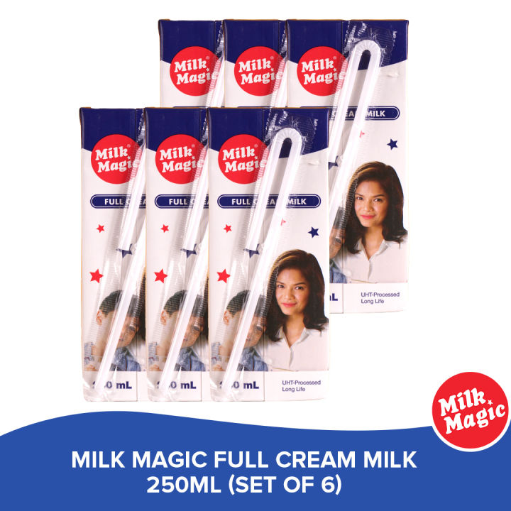 Milk Magic - Full Cream Milk 250ml (Set of 6) - Nutritious Healthy ...