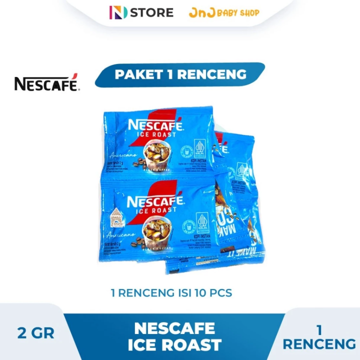 Nescafe Ice Roast Americano 2gr 1 Renceng Isi 10 Sachet | Lazada Indonesia