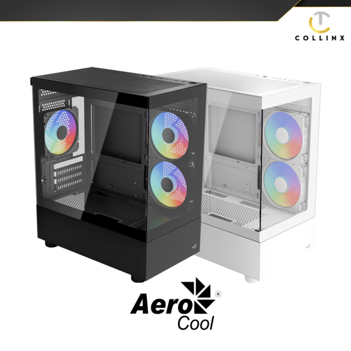 AEROCOOL Viewport Mini G V2 Case / with Free 3x ARGB Fans | Mini Tower ...