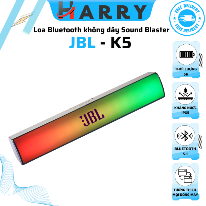 { Siêu Phẩm }Loa Bluetooth JBL .Loa không dâY HARRY K5 Sound Blaster ...
