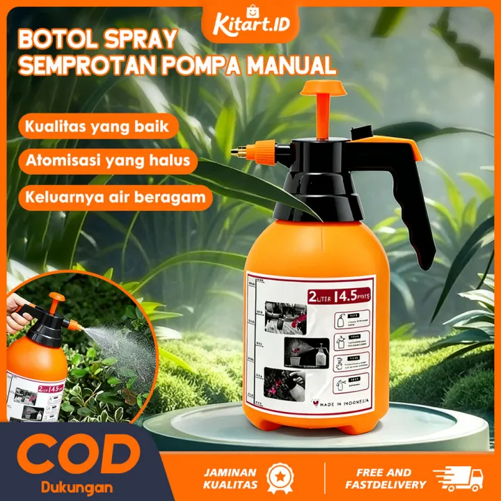 Upgrade Pressure Sprayer 2Liter mengentalkan Botol Spray Semprotan ...