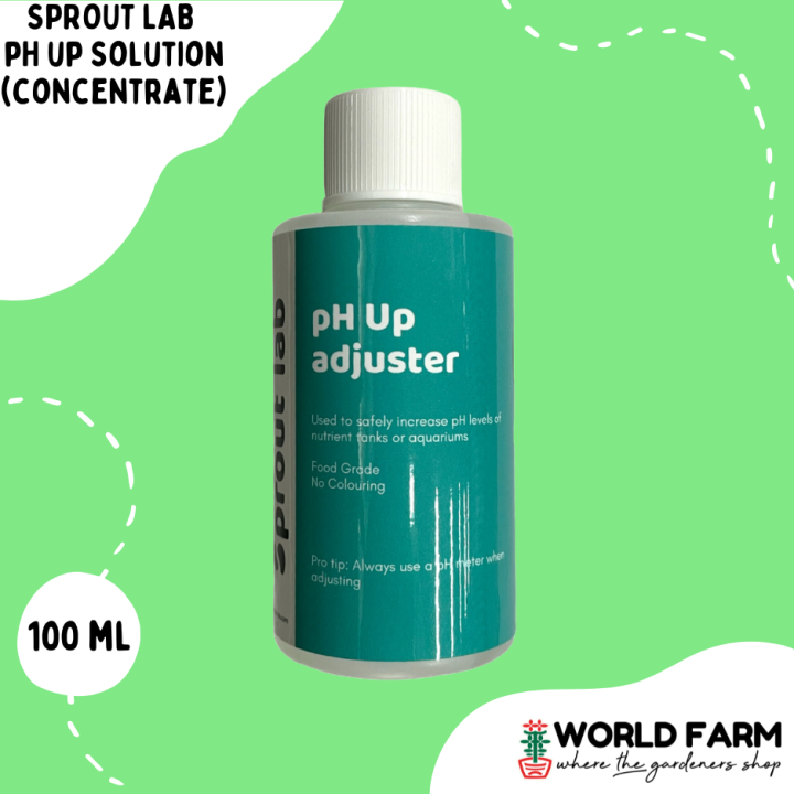 Sprout Lab PH UP Solution Buffer Solution for Aquaponics and Hydroponics (100ml) | Lazada Singapore