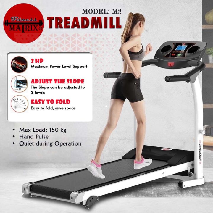 Fitness Matrix PH Electric Treadmill Home Multi-function widened mute ...