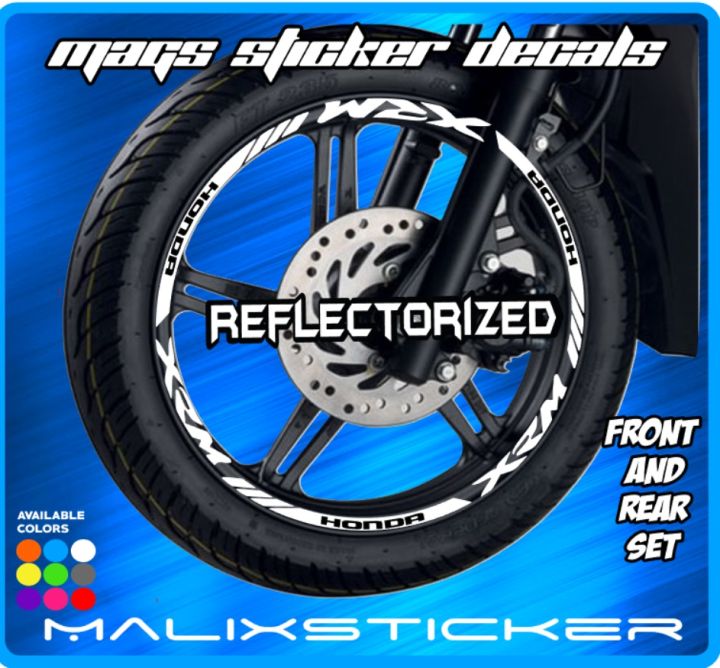 Honda XRM mags sticker reflectorize good for 2 wheels | Lazada PH