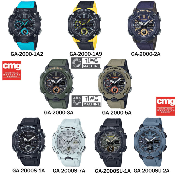นาฬิกา Casio G-Shock ของแท้ GA-2000 Sereis รุ่น GA-2000-1A2/GA-2000-1A9 ...