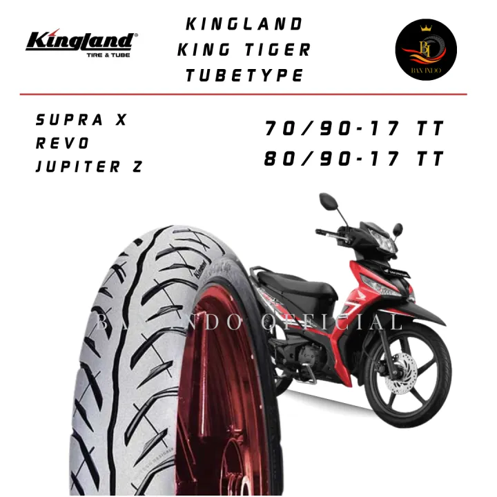 Ban Motor Bebek Sepasang Ukuran 70/90-17 & 80/90-17 KINGLAND Ban SNI ...