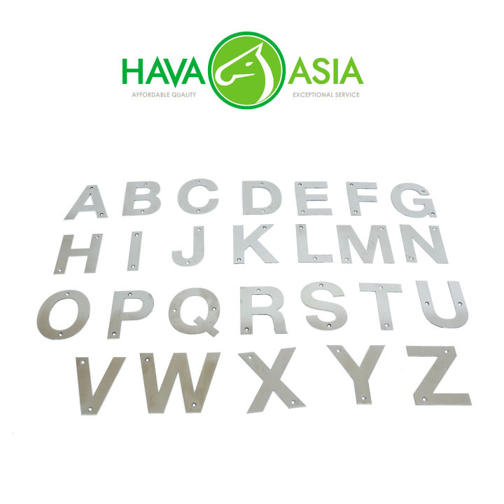 HavaAsia House Letter 4 Inches Helvetica Neue Flush Type (Code: HL-A-Z HELVETICA 4IN) | Lazada PH