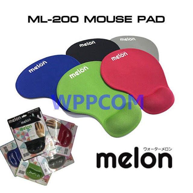 Melon แผ่นรองเม้าส์ พร้อมเจลรองข้อมือ รุ่น ML-200 / ML-322 Mouse Pad ...