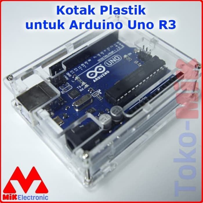 PLASTIC SHELL TRANSPARENT BOX KOTAK PLASTIK ARDUINO UNO R3 | Lazada ...