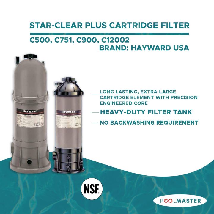 Hayward C500 Star Clear Plus Cartridge Filter 50 GPM | Lazada PH