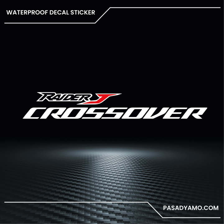 Raider J Crossover Decal Sticker for Cars Motorcycles 10 x 1.5 inches ...