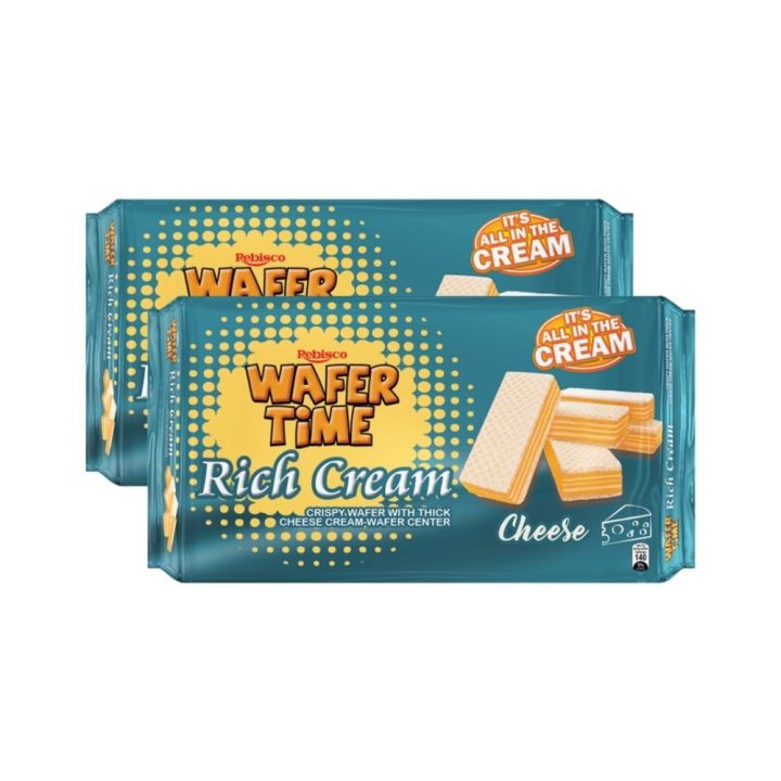 Wafertime Rich Cream Wafers Cheese 27G x 10pcs-Pack of 2 | Lazada PH